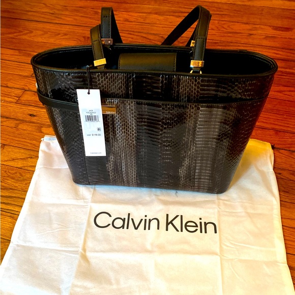 Calvin Klein | Bags | Calvin Klein Snakeskin Bag Nwt | Poshmark